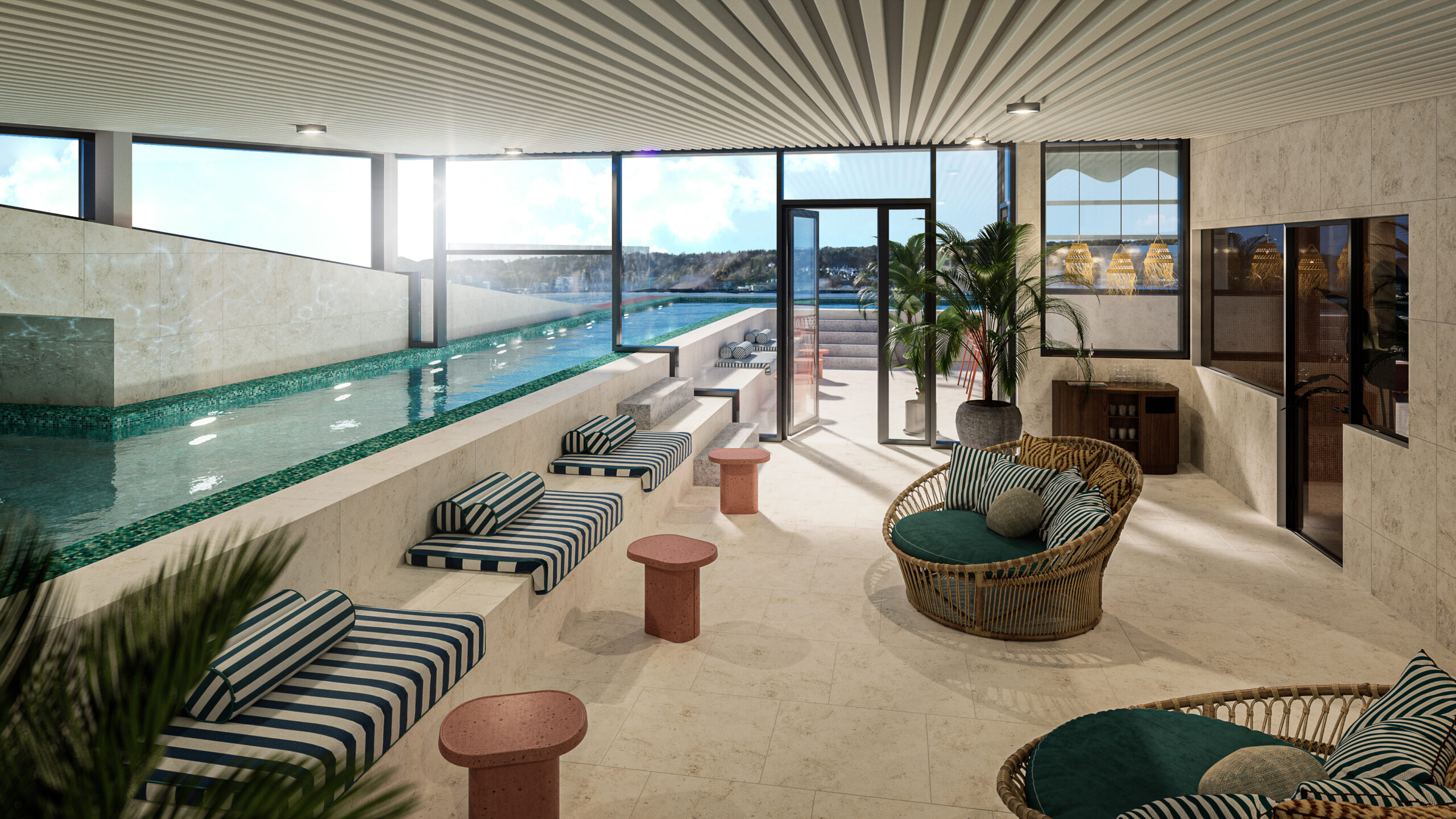 Rooftop Pool & Wellness Club med attitude og eleganse - Hotel Riviera